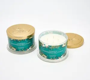 HOMEWORX BY SLATKIN + CO. S/2 18oz Fa La La Candles - One-color