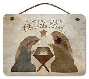 COURTSIDE MARKET Christ The Lord 16x12 Hanging Artboard - One-color