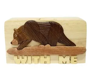CARVER DAN'S Bear With Me Puzzle Box - One-color