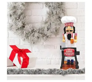 SANTA'S WORKSHOP 14' Smokehouse Nutcracker - One-color