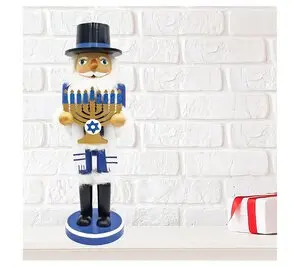 SANTA'S WORKSHOP 14' Hannukah Nutcracker - One-color