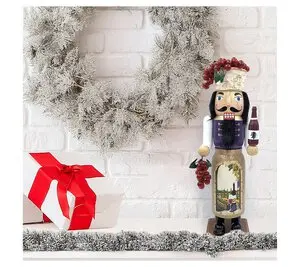 SANTA'S WORKSHOP 14' Tuscan Wine Nutcracker
