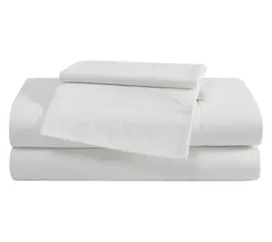 Eddie Bauer Off White Cotton Percale Full Sheet Set - One-color