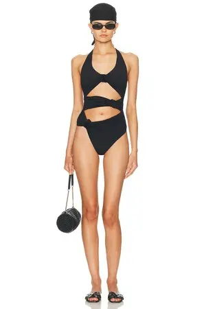MAYGEL CORONEL Cipria One Piece Swimsuit - Black