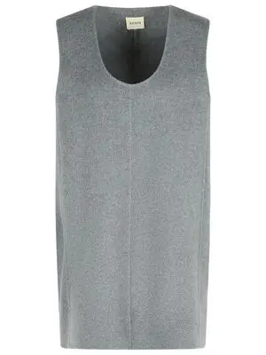 Khaite Nyona Wool Dress - Grey