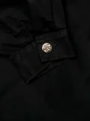 WILLY CHAVARRIA Buttoned Denim Jacket - Black