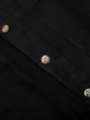 WILLY CHAVARRIA Buttoned Denim Jacket - Black
