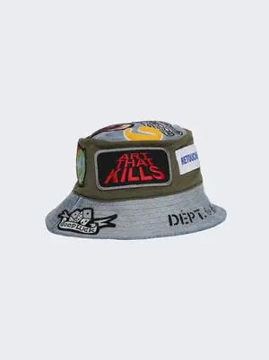 Gallery Dept. Vintage Denim Bucket Hat - Blue | Editorialist