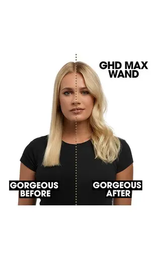 GHD Chronos Curve Max Wand 1.5 - Black