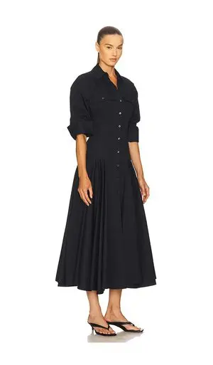 HELSA Godet Shirt Dress