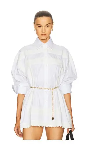 HELSA Overshirt With Vintage Swiss Embroidery