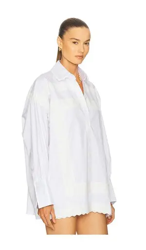 HELSA Overshirt With Vintage Swiss Embroidery