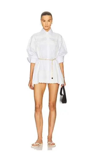 HELSA Overshirt With Vintage Swiss Embroidery