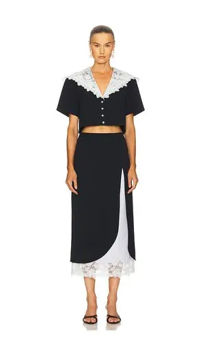 HELSA The Sailor Shirt With Lace Collar