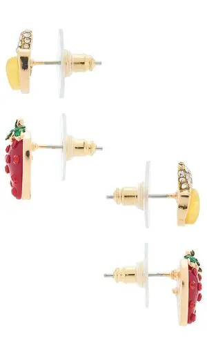 Baublebar Strawberries & Bananas Earrings Set