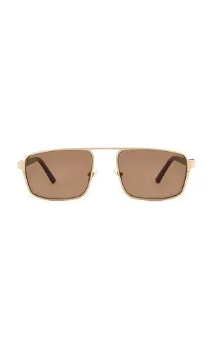 LU GOLDIE Billie Sunglasses - Chestnut
