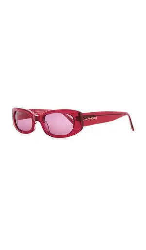LU GOLDIE Cali Sunglasses - Ruby
