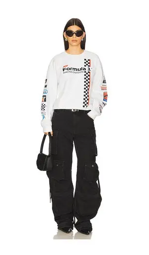 Junk Food F1 Racing Stripe Sweatshirt