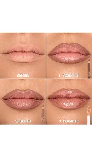 Charlotte Tilbury Supernudes Lip Cheat Long-lasting Waterproof Lip Liner Duo - Medium