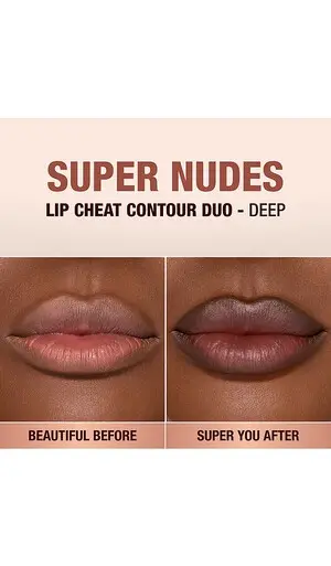 Charlotte Tilbury Supernudes Lip Cheat Long-lasting Waterproof Lip Liner Duo - Deep