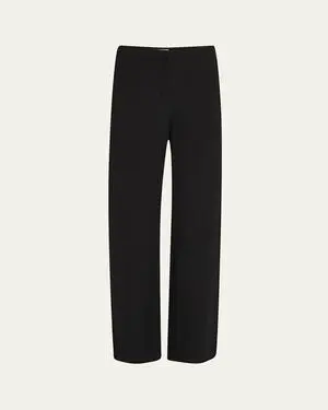 Ulla Johnson Ollie Mid-rise Straight Leg Pants - Noir