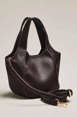Anthropologie Sonia Mini Slouchy Tote Bag - Chocolate