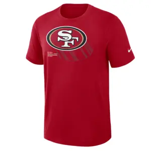 Nike San Francisco 49ers Slub Dri-fit Nfl T-shirt - Red