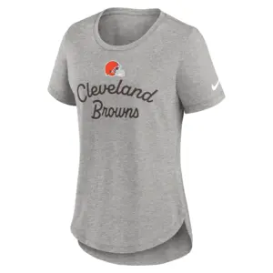 Nike Cleveland Browns Script Nfl T-shirt - Grey