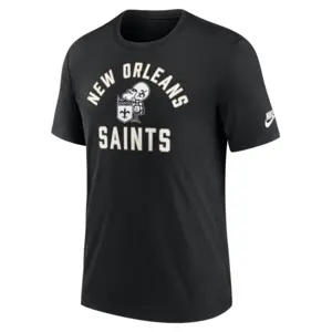 Nike New Orleans Saints Favorable Timeline Nfl T-shirt - Black