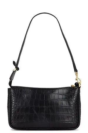 Balenciaga Rodeo Sling Embossed Croc Pochette Bag