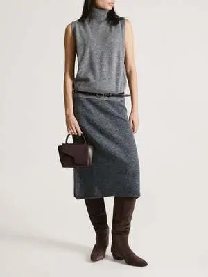 ATP ATELIER Montalcino Leather Mini Handbag - Walnut