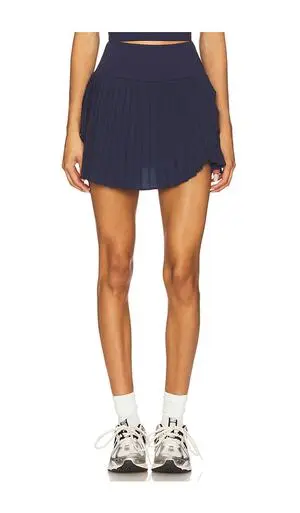 WELLBEING + BEINGWELL Movewell Harlow Pleated Skirt - Navy