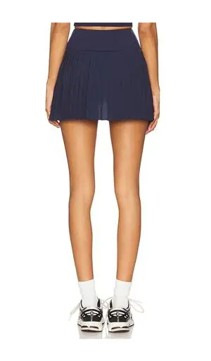 WELLBEING + BEINGWELL Movewell Harlow Pleated Skirt - Navy