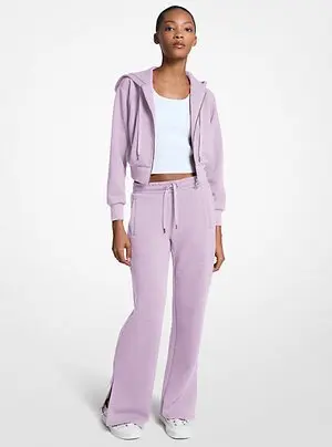Michael Kors Logo Jacquard Knit Pants - Purple