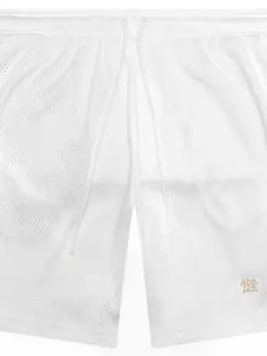 ADVISORY BOARD CRYSTALS Mesh Logo-detail Shorts