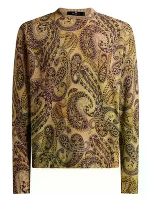 Etro Paisley-print Wool Sweater