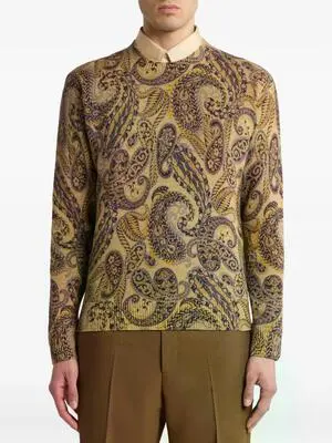 Etro Paisley-print Wool Sweater