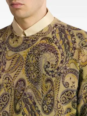 Etro Paisley-print Wool Sweater