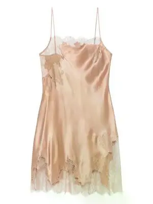 Sleeveless Silk Sleepwear