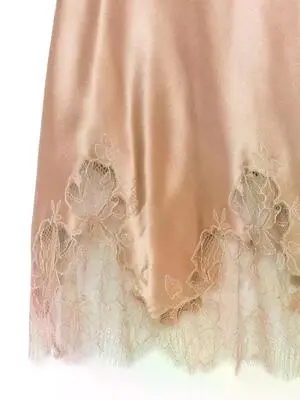 Carine Gilson Calais Caudry-lace Silk Nightdress