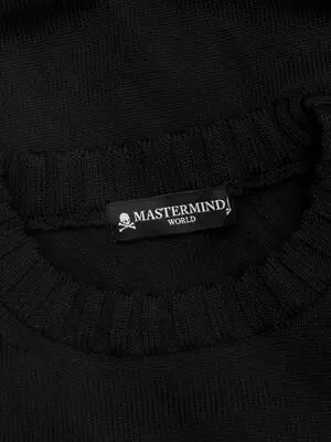 MASTERMIND WORLD Skull Crossbones-embroidered Sweater
