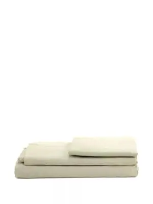 SOCIETY LIMONTA Cotton Sheet Set - Neutrals