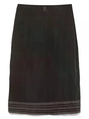 Carine Gilson Silk Slip Skirt
