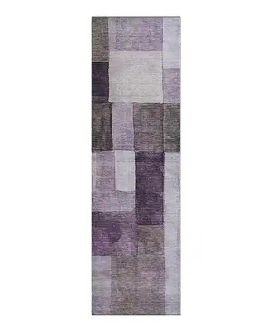 DALYN RUG COMPANY Dalyn Neo No15 Runner Area Rug, 2'3 X 7'6 - Eggplant
