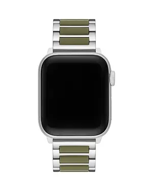Tory Burch Kira Square Bracelet For Apple Watch - Green/silver