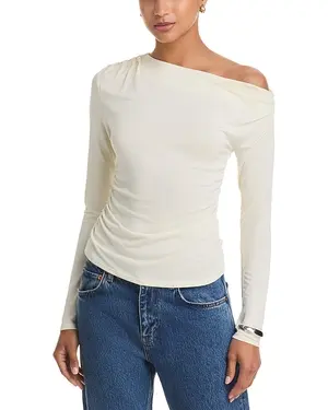 WAYF Savannah Knit Top - Cream
