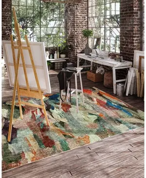 DALYN RUG COMPANY Dalyn Boca Washable Bo8 Area Rug, 9' X 12