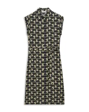 HOBBS LONDON Petite Kalinda Midi Shirt Dress