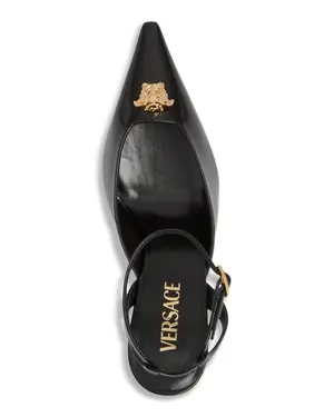 Versace Medusa Pointed Pumps