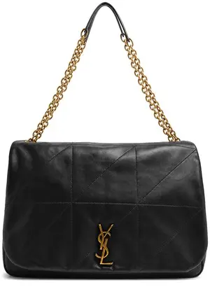 Saint Laurent Jamie Xl Leather Shoulder Bag